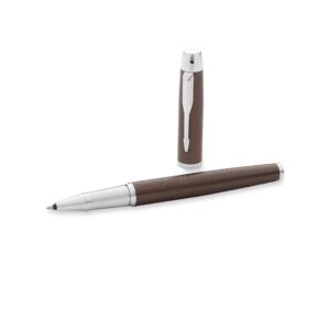 parker im premium metallic brown, rollerball pen with fine black refill (1795281)