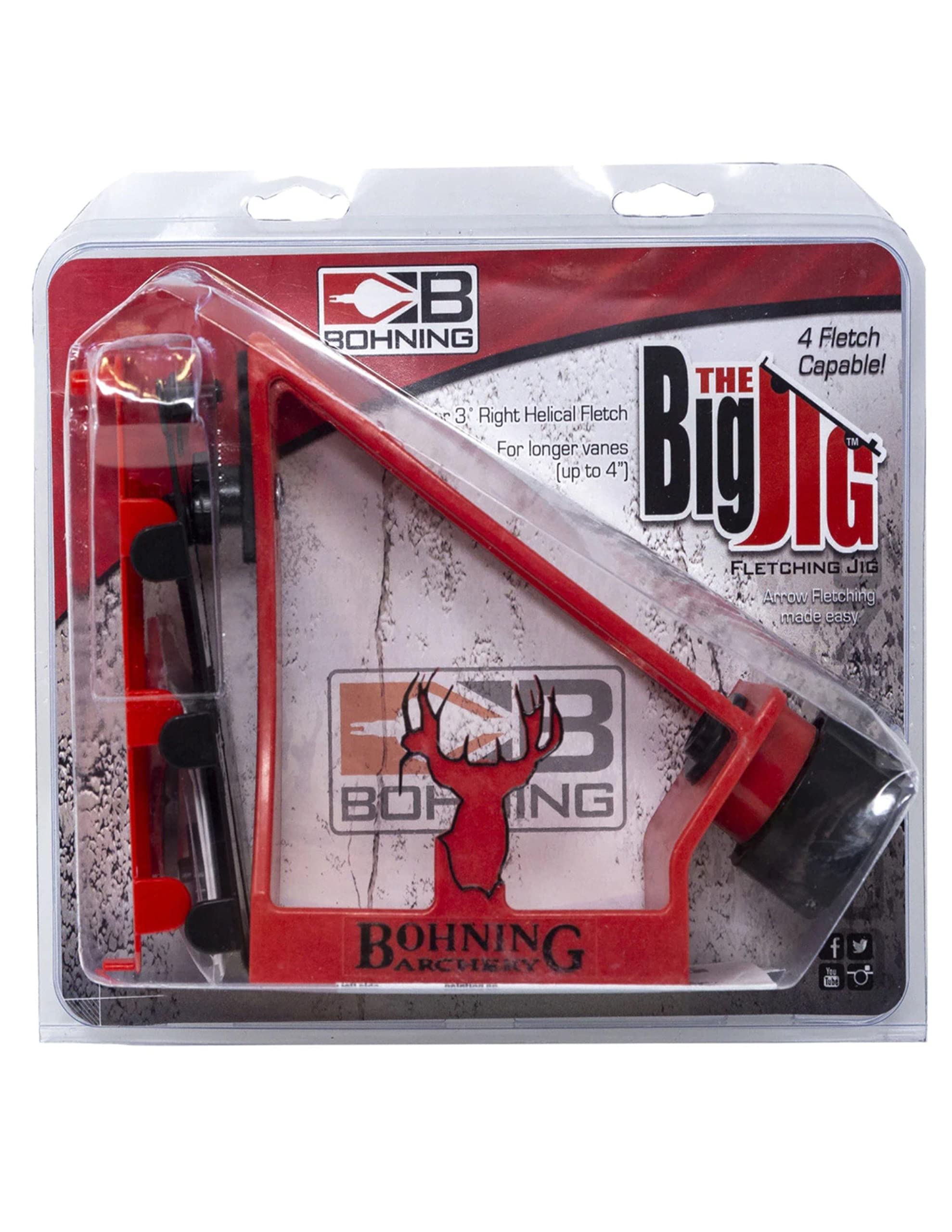 Bohning 1320 Blazer Big Jig, Red