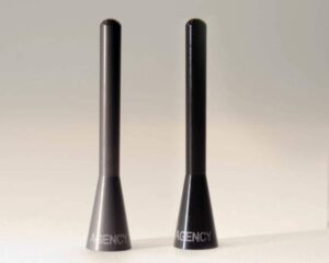 agency power (ap-uni-600blk) v2 universal antenna, aluminum, black