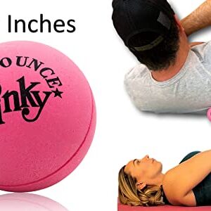 JA-RU Hi-Bounce Pinky Ball (6 Pack) Rubber-Handball Bouncy Balls for Kids and Adults. Small Pink Stress Bounce Ball. Indoor and Outdoor Sport Party Favors.Therapy. Plus 1 Small Ball. #976-6A