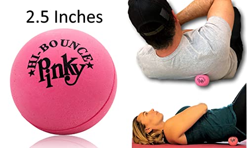 JA-RU Hi-Bounce Pinky Ball (6 Pack) Rubber-Handball Bouncy Balls for Kids and Adults. Small Pink Stress Bounce Ball. Indoor and Outdoor Sport Party Favors.Therapy. Plus 1 Small Ball. #976-6A