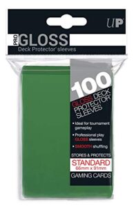 ultra-pro sleeves: new standard green deck protectors (100)