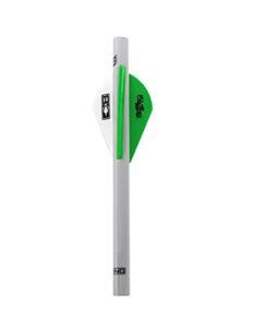 bohning blazer quickfletch (6-pack), neon green,white