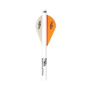 bohning blazer quikfletch neon orange/white 6 pk.