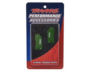 traxxas 3632g green-anodized 6061-t6 aluminum caster blocks (pair)