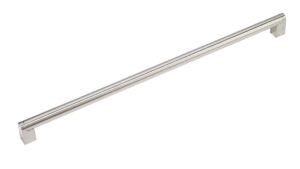 richelieu hardware bp446600195 23 5/8-inch (600 mm) center-to-center brushed nickel modern cabinet and drawer pull handle for kitchen, bathroom, and furniture