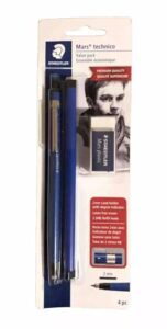 staedtler mars technical mechanical pencil set, 780sbk,blue