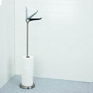 Umbra 023320-410 Tucan Toilet Paper Stand with Reserve, Nickel