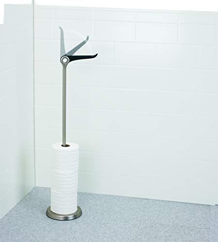 Umbra 023320-410 Tucan Toilet Paper Stand with Reserve, Nickel