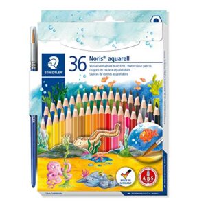 staedtler watercolor pencils, box of 36 colors (14410nd36)