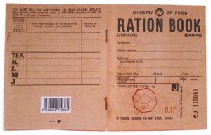 the memorabilia pack company replica junior ration book from world war 2