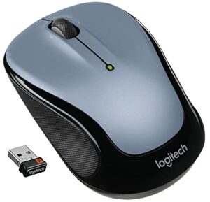 logitech wireless mouse m325 with designed-for-web scrolling - light silver