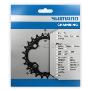 shimano fc-m660 slx chainring (64x24t 10 speed)