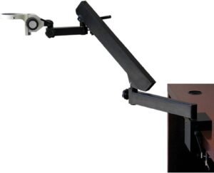 amscope asc articulating stand with clamp for stereo microscopes