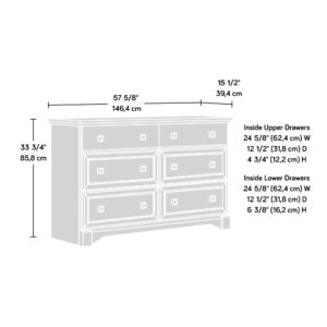 Sauder Palladia Dresser, Select Cherry finish