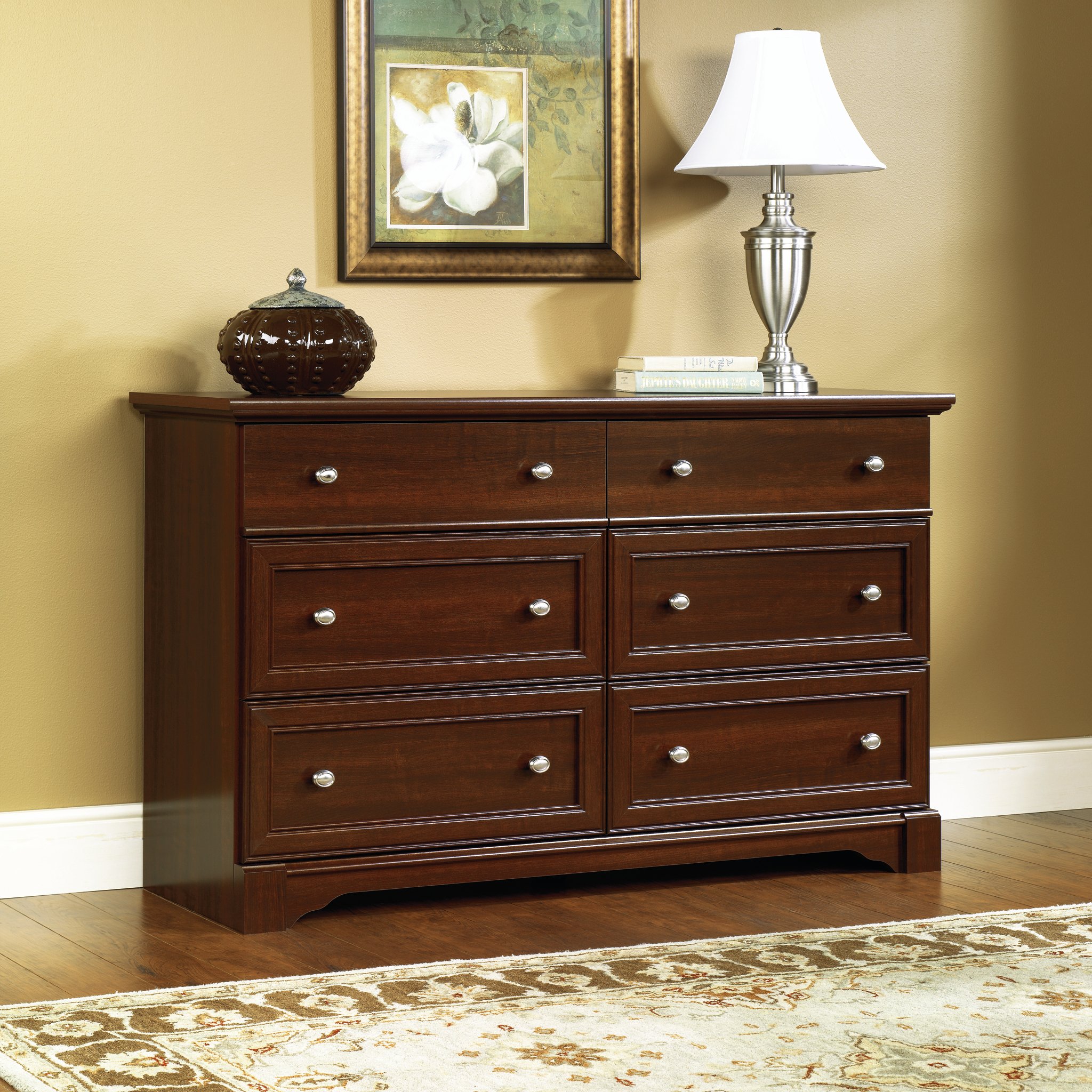 Sauder Palladia Dresser, Select Cherry finish