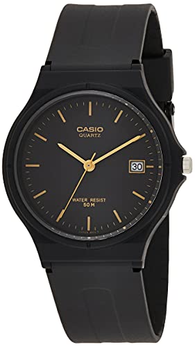 Casio Men's Black Analog Date Watch MW59-1E