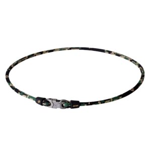 phiten x30 digital camo titanium necklace - sport necklace permeated with x30 aqua-titanium technology for neck and shoulder tension - power elastomer core with micro titanium spheres -