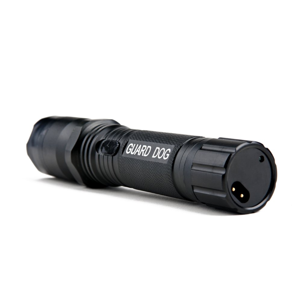 Guard Dog Security TLSG-GDD4500F Diablo Tactical Stun Gun Flashlight, Maximum Voltage, Ultra Bright LED Bulb, Rechargeable, Black, 6.74-Inch