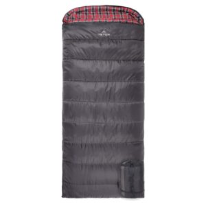 teton sports celsius xxl 0 degree sleeping bag - 0˚f cold-weather sleeping bag for adults– camping made easy….and warm. compression sack included