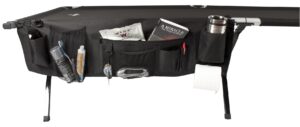 teton sports cot organizer; great camping and hunting gear; perfect companion to the teton sports camping cots; a must have , black, 39 inches x 12 inches