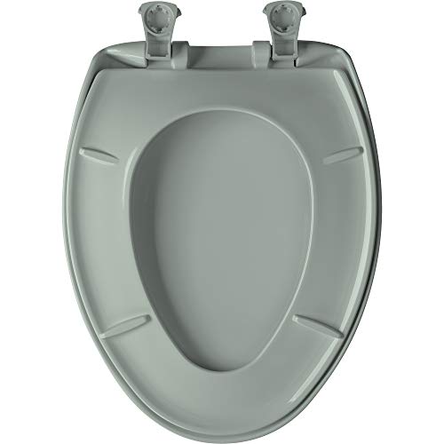 Bemis 1200SLOWT 455 Toilet Seat will Slow Close, Never Loosen and Easily Remove, ELONGATED, Plastic, Seafoam