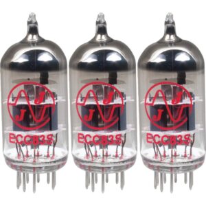 jj 12ax7 / ecc83 preamp vacuum tubes (three pack)