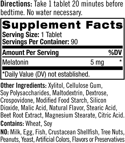 Natrol Melatonin 5mg Fst Dslv