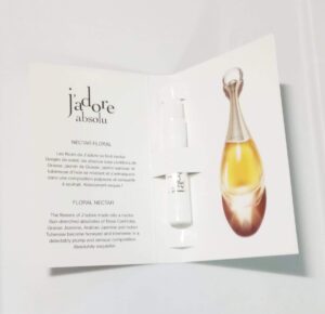 christian dior j'adore eau de parfum spray for women .03 oz. sample spray