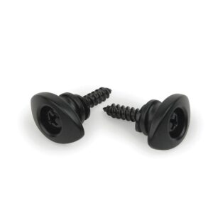 d'addario accessories elliptical end pins, black