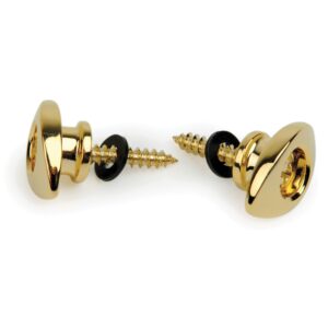 d'addario accessories d'addario elliptical end pins, gold, large