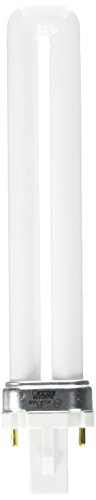 Feit Electric PL9/41 9-Watt Fluorescent PL Bulb, 6.4"H x 1.2"D, 4100K (Cool White)