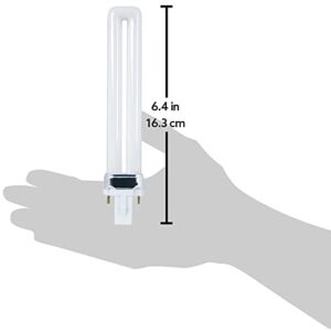 Feit Electric PL9/41 9-Watt Fluorescent PL Bulb, 6.4"H x 1.2"D, 4100K (Cool White)