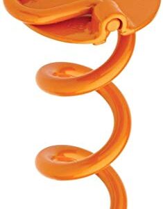 Liberty Outdoor ANCHFR8-ORG-A Folding Ring Spiral Ground Anchor, Orange, 8-Inch