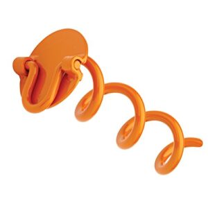 Liberty Outdoor ANCHFR8-ORG-A Folding Ring Spiral Ground Anchor, Orange, 8-Inch