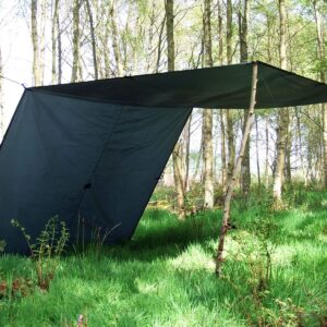 DD Hammocks - DD Tarp XL - Olive Green (15ft x 10ft) - 100% Waterproof Lightweight & Multifunctional Rainfly Extra Large Tarp Tent Shelter for Camping Bushcraft & Hiking Adventure