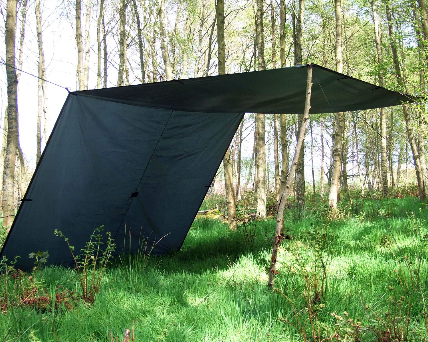 DD Hammocks - DD Tarp XL - Olive Green (15ft x 10ft) - 100% Waterproof Lightweight & Multifunctional Rainfly Extra Large Tarp Tent Shelter for Camping Bushcraft & Hiking Adventure