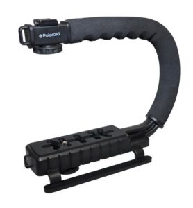 polaroid sure-grip professional camera / camcorder action stabilizing handle mount