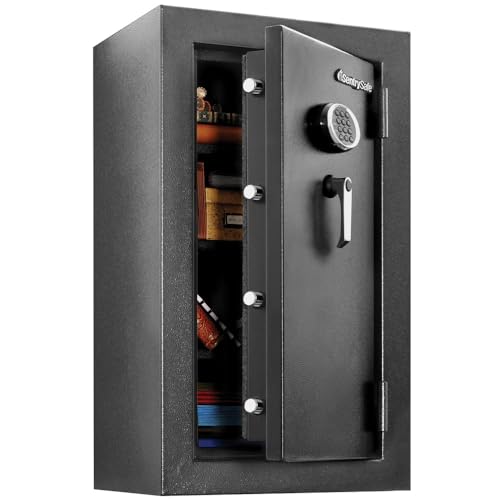 SentrySafe Fireproof and Waterproof XX-Large Steel Floor Safe with Digital Keypad Lock, Large Gun Safe for Home, 4.71 Cubic Feet, 37.7 x 21.7 x 19.0 Inches, EF4738E