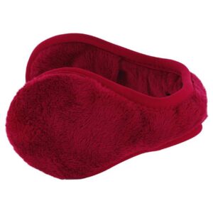 180s women's lush earmuffs, poppy, one size