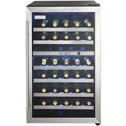 Danby Designer 38-Bottle Dual Temperature Zone LED Freestanding Wine Cooler