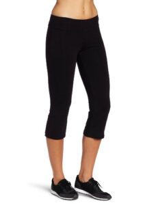 spalding women's capri flare, black, small