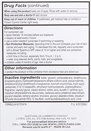 Dark Spot Corrector Face Moisturizer with SPF 30 for Even Skin Tone by L’Oreal Paris, Youth Code Anti-Aging Day Cream, Non-greasy, 1.7 oz.