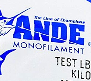 Ande Premium Monofilament Line with 300-Pound Test, Clear, 0.25-Pound Spool (33-Yard)