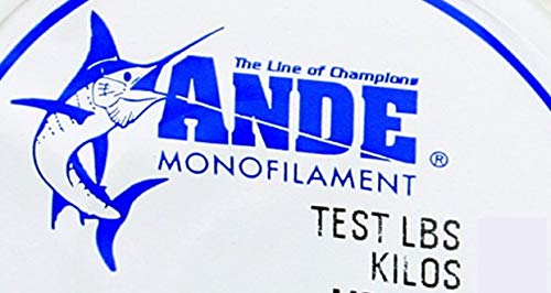 Ande Premium Monofilament Line with 300-Pound Test, Clear, 0.25-Pound Spool (33-Yard)