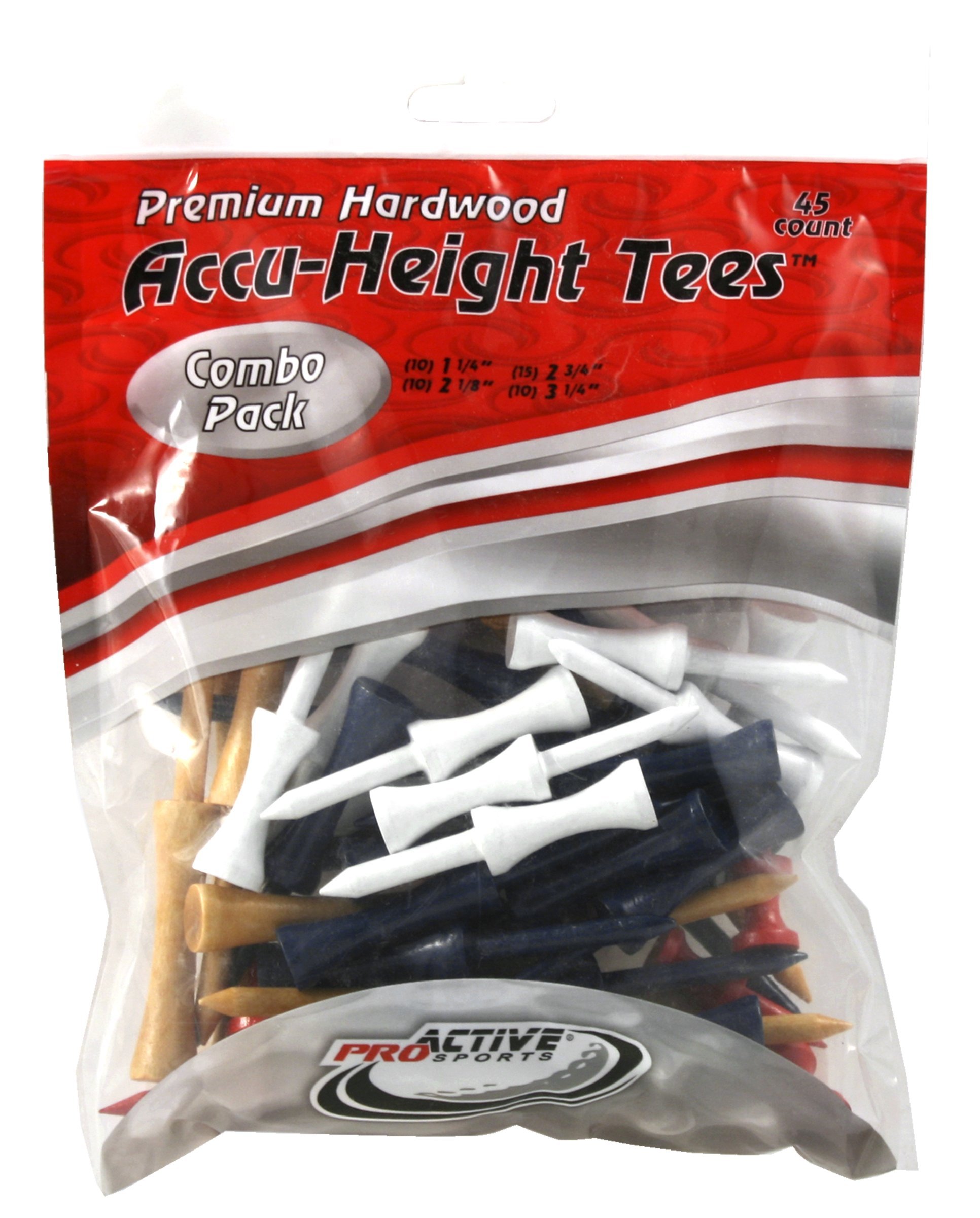 ProActive Sports Accu-Height Tees Combo (45/Package)