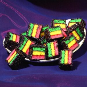 rainbow layer cookies 1 lb - by best cookies