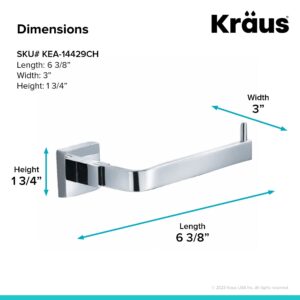 Kraus KEA-14429CH Aura Bathroom Accessories - Tissue Holder without Cover