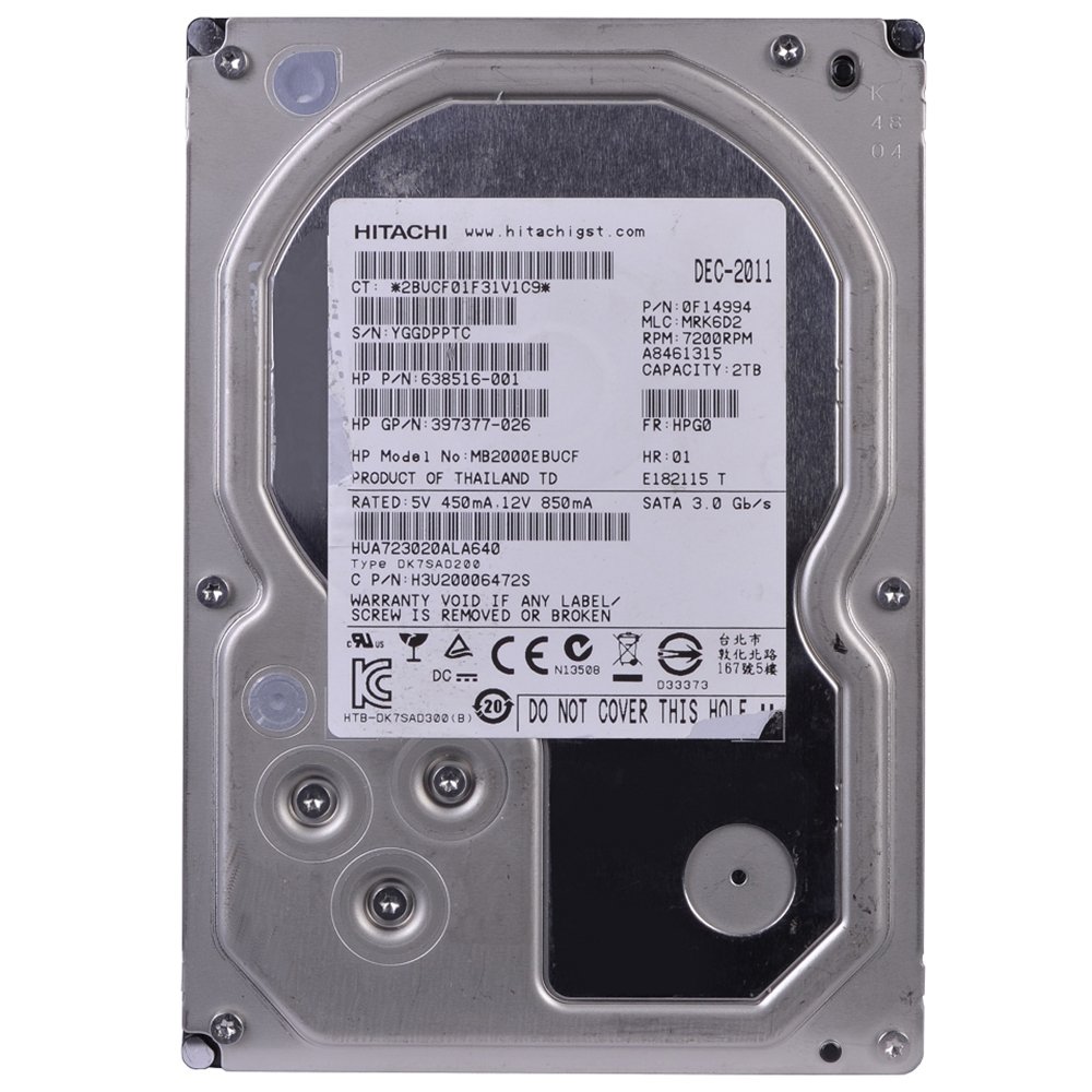 Hitachi HUA723020ALA640 2TB, 3.5, SATA