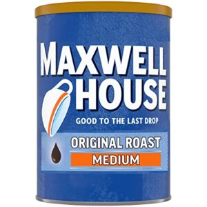 maxwell house the original roast medium roast ground coffee, 11.5 oz canister